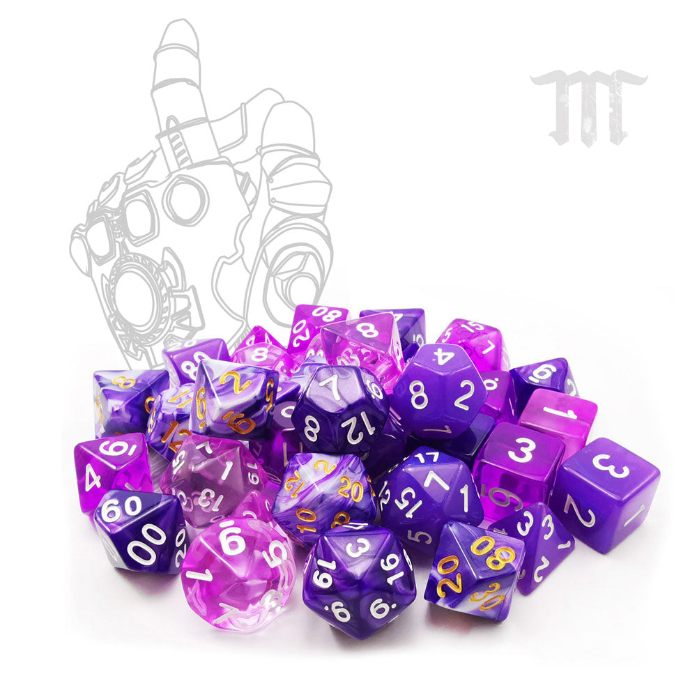 Free Shipping - Purple Dice Hoard (35 Pieces) – Molly's Grotto